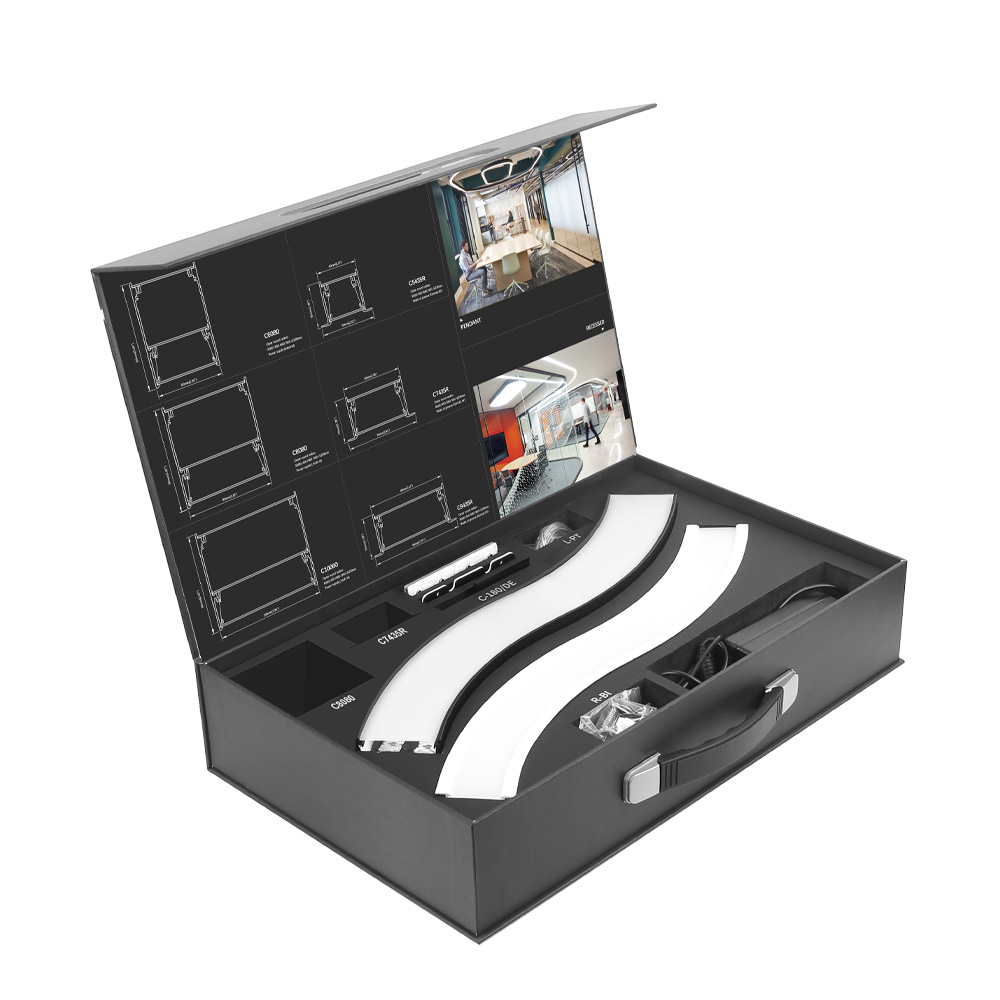 BlueVision LED Arc Linear Light demo box